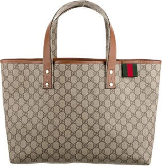 Gucci GG Plus Web Medium Loop Tote - ShopStyle