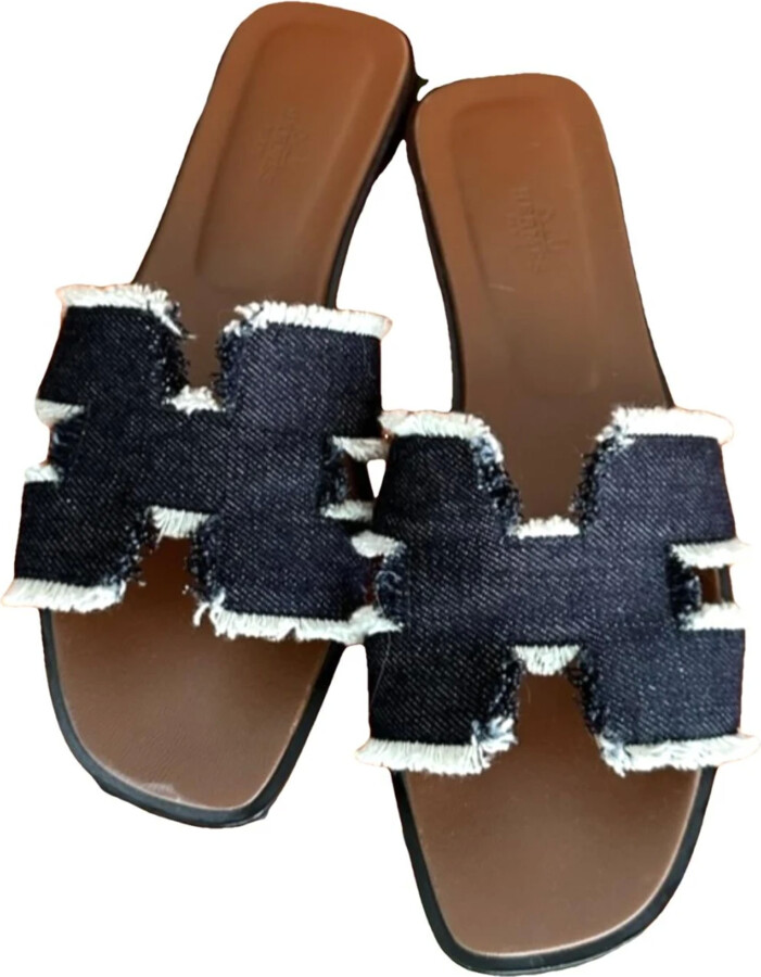 Hermes Oran cloth sandal - ShopStyle