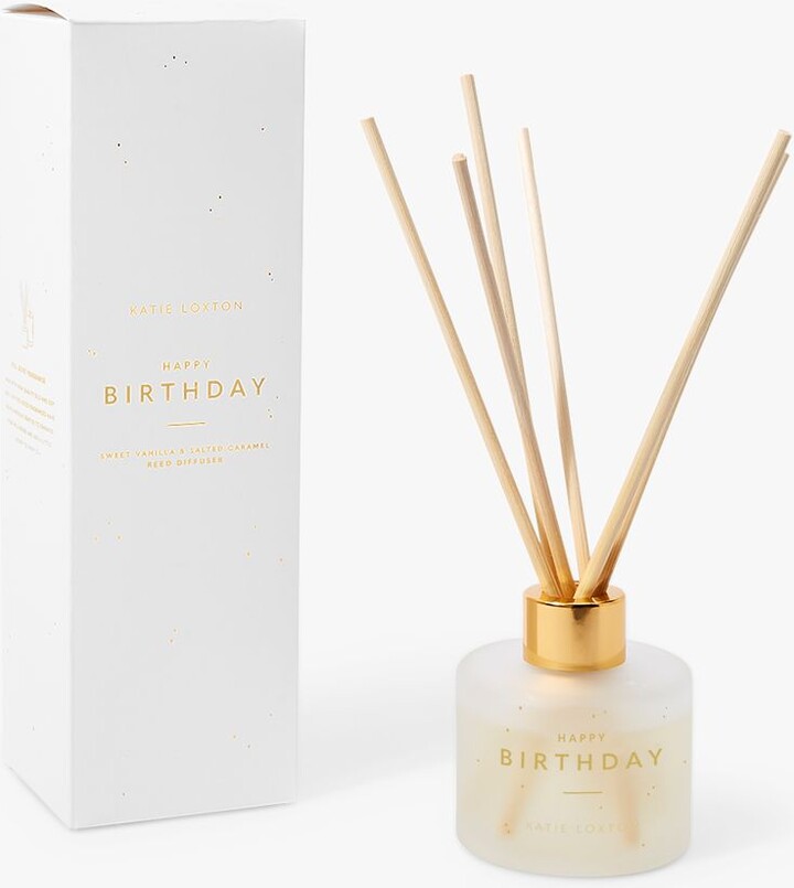 Katie Loxton Happy Birthday Sweet Vanilla & Salted Caramel Reed ...