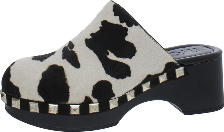 INC International Concepts Womens Calf Hair Pony Hair Clogs - ShopStyle