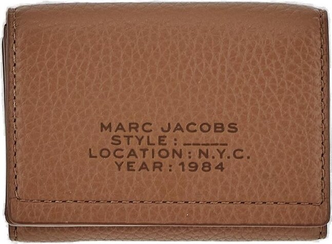 Marc Jacobs Logo Embossed Medium Trifold Wallet - ShopStyle