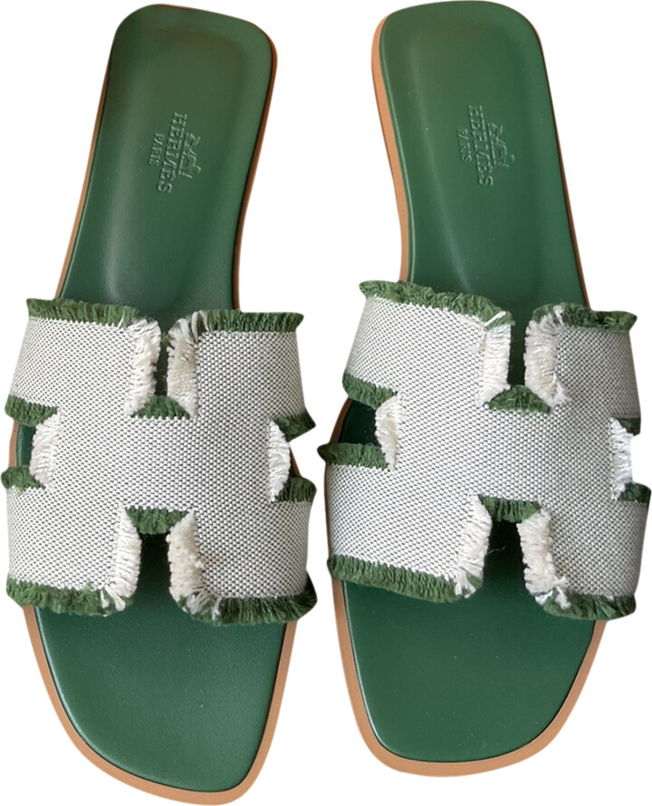 Hermes Oran cloth sandal - ShopStyle