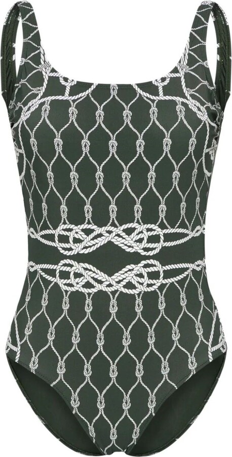 Tory Burch Printed Tank Suit - ShopStyle Tops