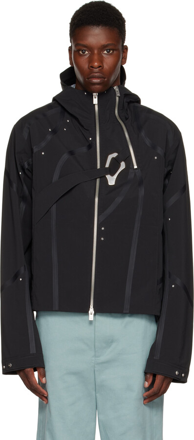 Heliot Emil Black Cloisterd Technical Jacket - ShopStyle