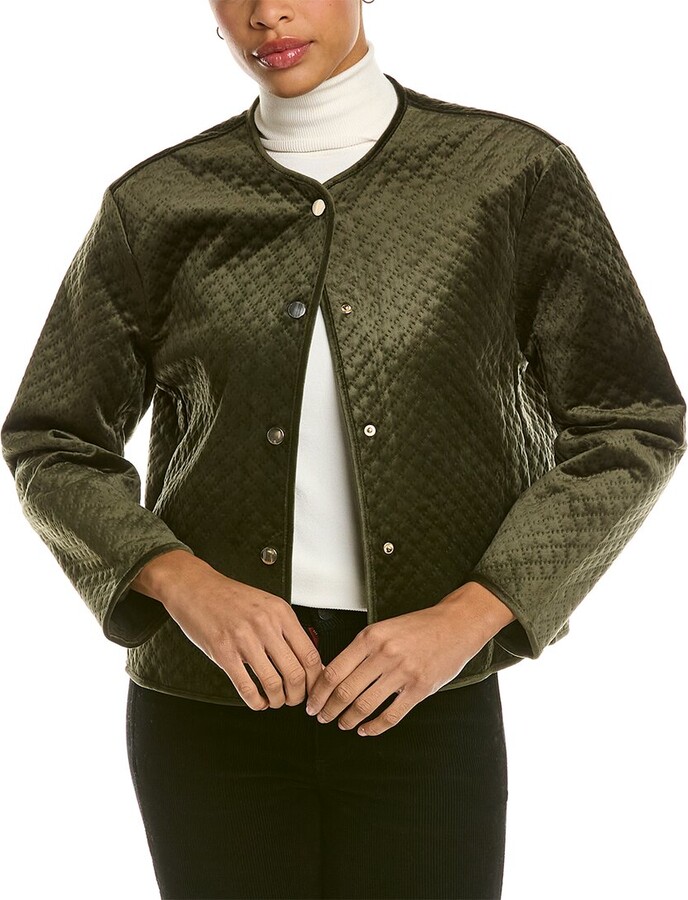 Anne Klein Quilted Jacket - ShopStyle