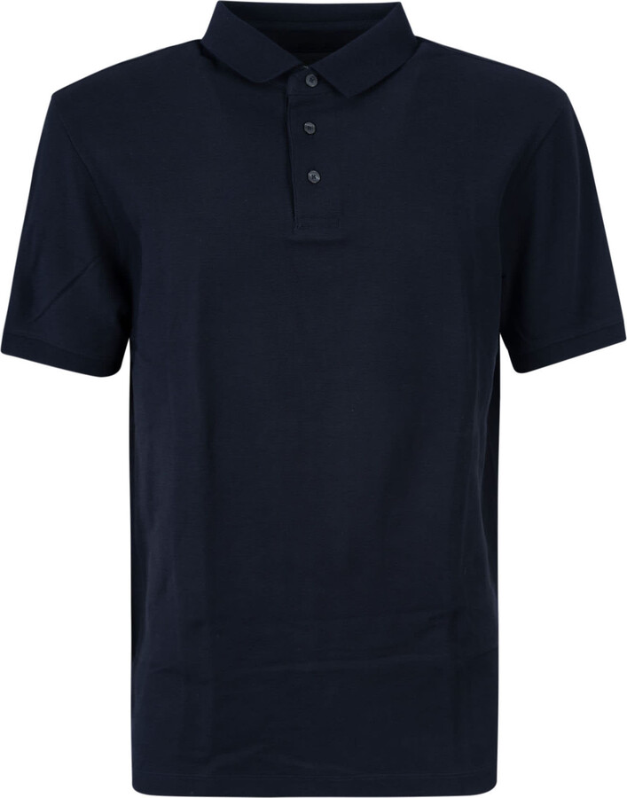 Emporio Armani Buttoned Polo Shirt - ShopStyle