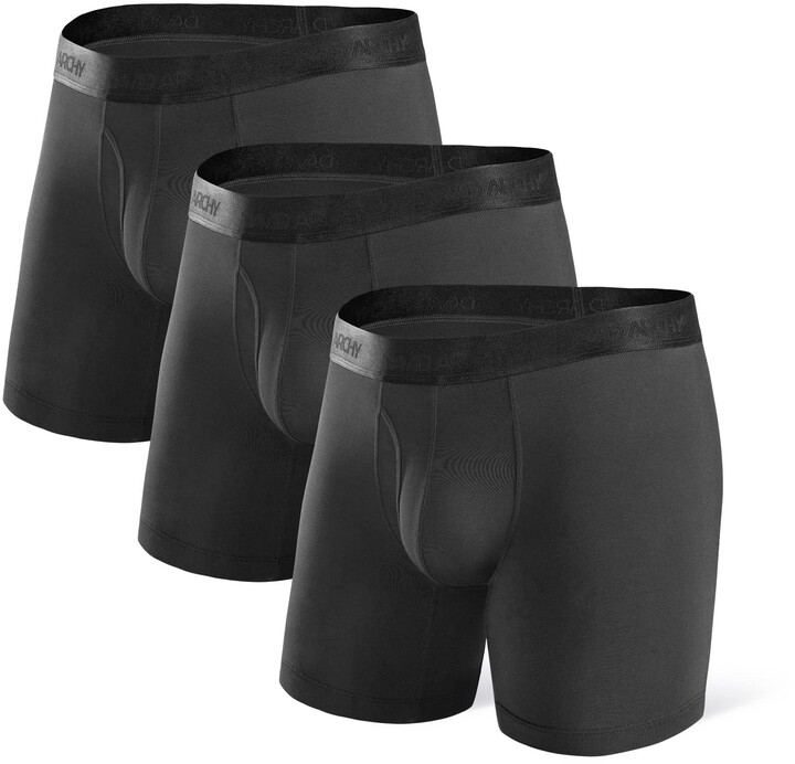 DAVID ARCHY Men's Underwear Soft Micro Modal Trunks 3 or 4 Pack ...