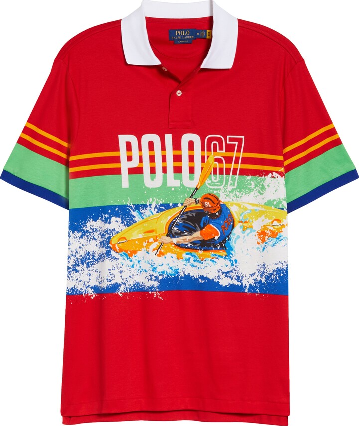 Polo Ralph Lauren Interlock Graphic Polo - ShopStyle