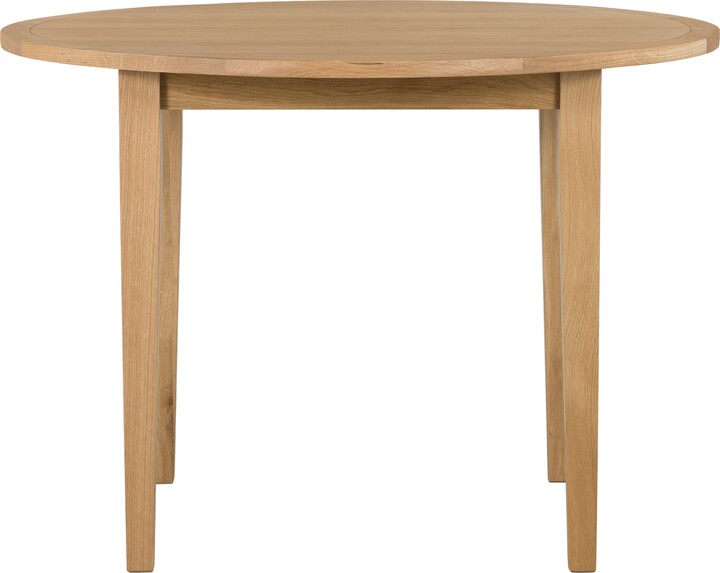 Dunelm Maddox 4 Seater Round Dining Table, Oak Brown - ShopStyle