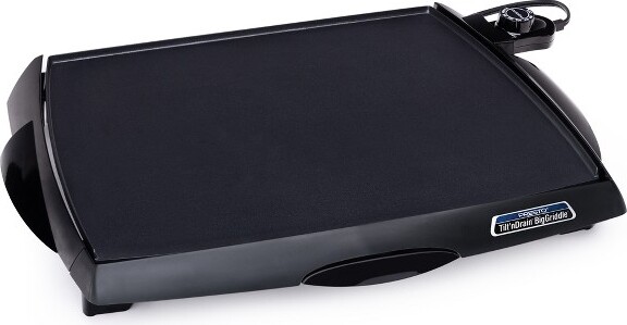Presto Tilt 'n Drain Electric BigGriddle with Nonstick Ceramic Cooking ...