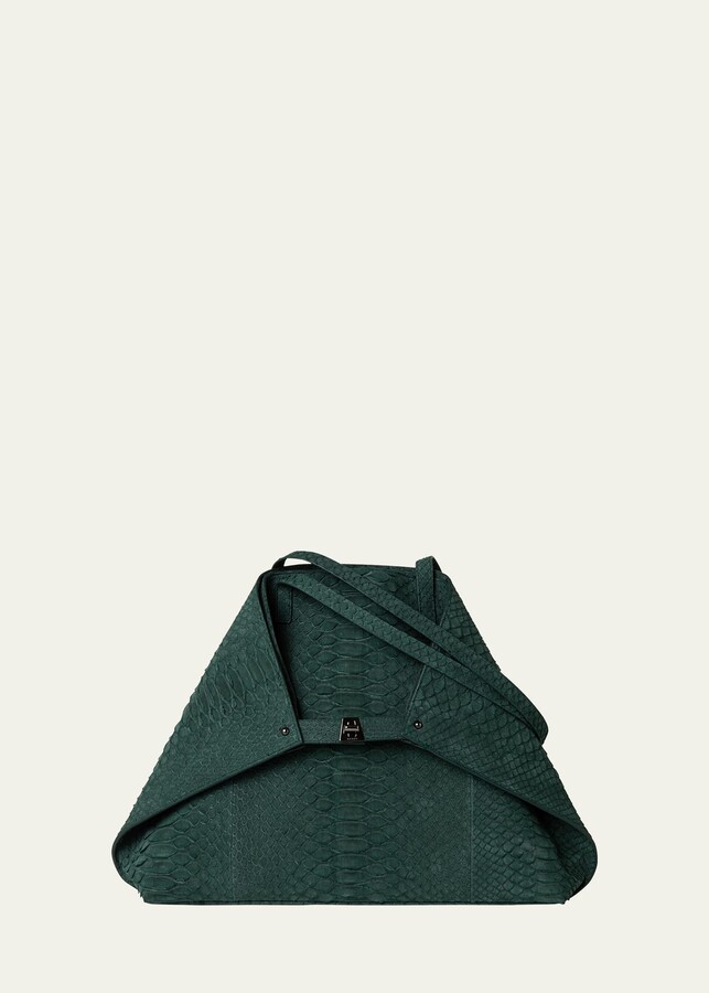 Akris Ai Medium Python Convertible Shoulder Bag - ShopStyle