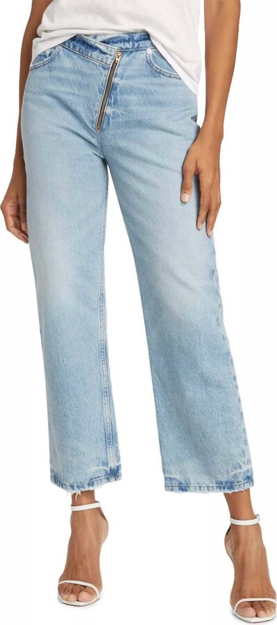 Frame Le Jane Crop Angled Jean In Rhode - ShopStyle