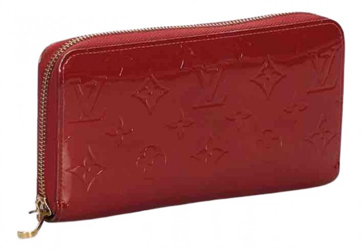 Louis Vuitton Zippy Red Patent leather Wallets - ShopStyle