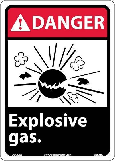 National Marker Company National Marker Explosive Gas 14X10 .040 ...