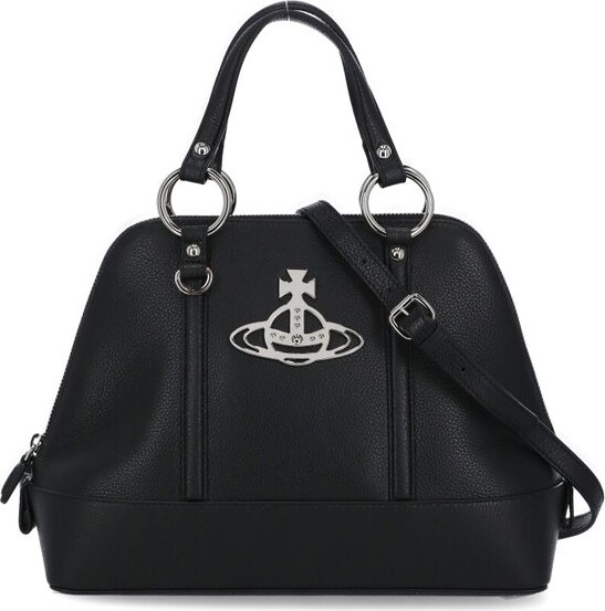 Vivienne Westwood Orb Plaque Zipped Tote Bag - ShopStyle