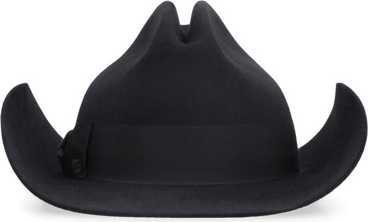 Gucci Felt Fedora Hat - ShopStyle