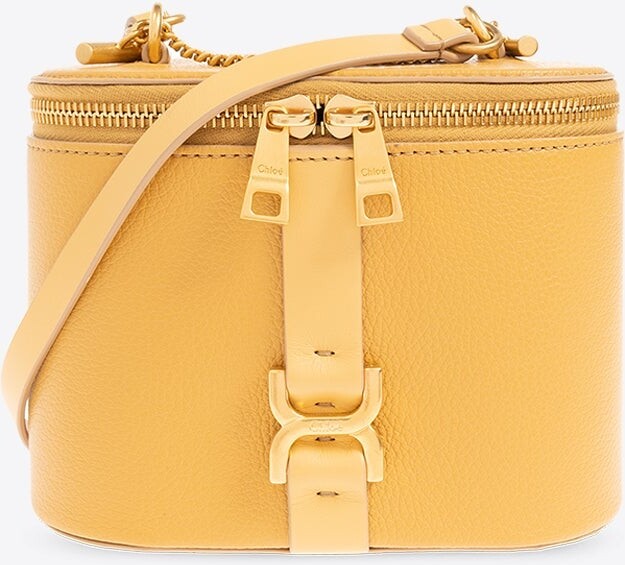 Chloé Mini Marcie Grained Leather Crossbody Bag - ShopStyle