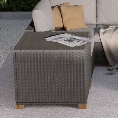 Grand Patio Wicker Side Table With Storage - ShopStyle Outdoor Furniture