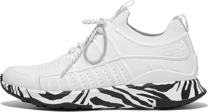 FitFlop Vitamin Ff Zebra-Sole Knit Sports Sneakers - ShopStyle