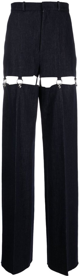 Del Core High-Rise Cut-Out Detail Jeans - ShopStyle