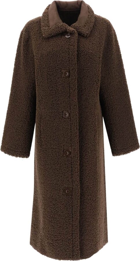 Stand Studio 'kenca' reversible eco-shearling coat - ShopStyle