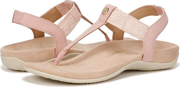 Vionic Brea (Light Pink Nubuck Leather) Women's Sandals - ShopStyle