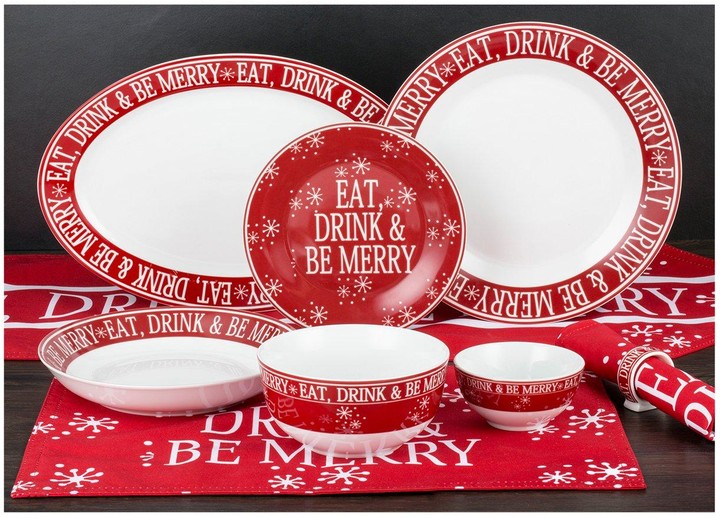 Waterside 50 Piece Christmas Script Dinner Set - ShopStyle Tabletop ...