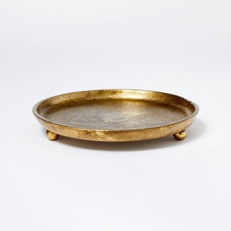 Threshold designed w/Studio McGee Cast Metal Candle Tray Gold ...