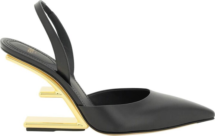 Fendi 'Fendi First' slingback pumps - ShopStyle
