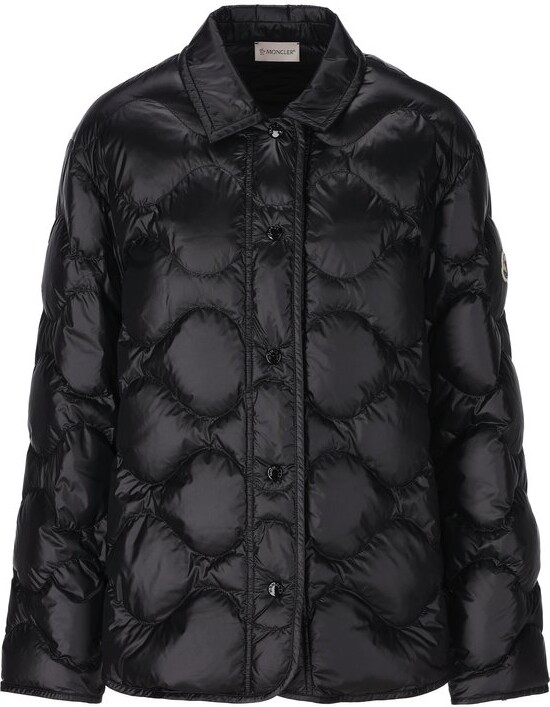 Moncler Logo Patch Button-Up Quilted Jackets - ShopStyle Down & Puffer ...