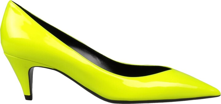 Saint Laurent Pumps Yellow - ShopStyle