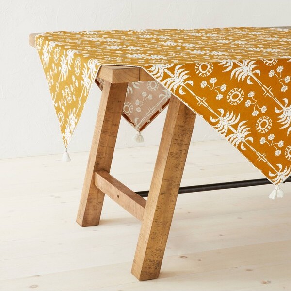 Opalhouse designed with Jungalow 50" x 50" Cotton Palm Table Throw with ...