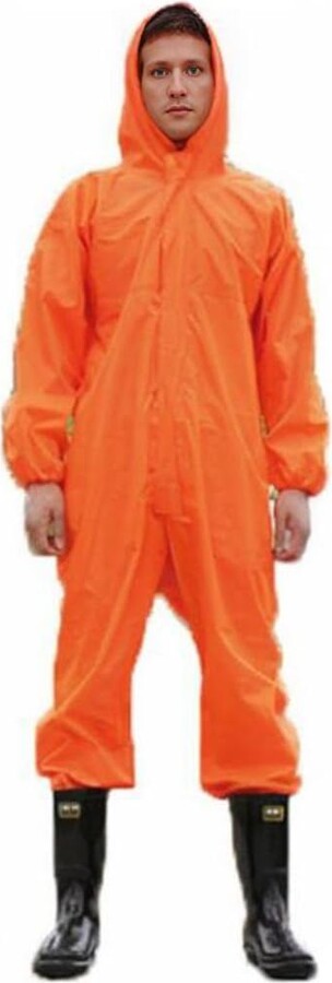 Guiran Mens Waterproof Overalls Workwear Hooded Coverall Overall ...