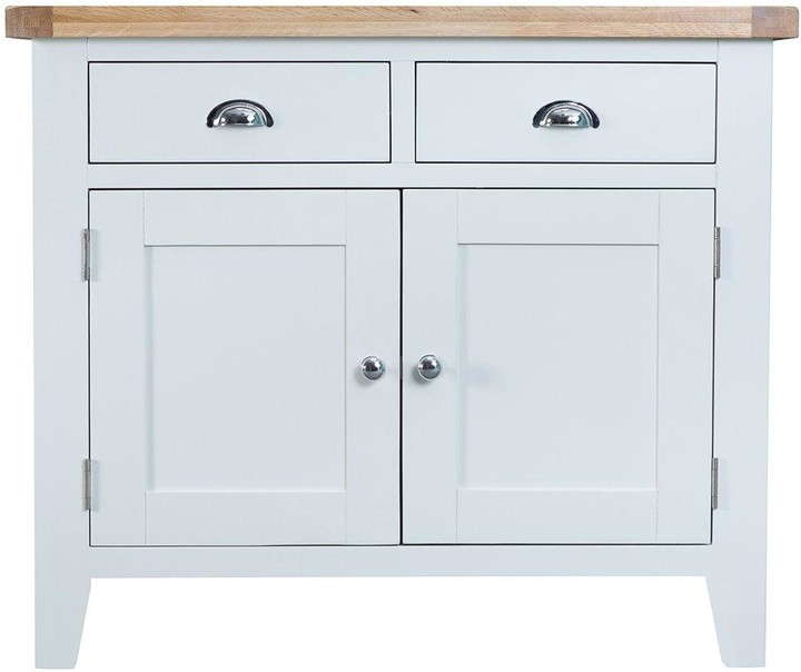 K-Interiors Harrow Ready Assembled Solid Wood 2 Drawer, 2 Door ...