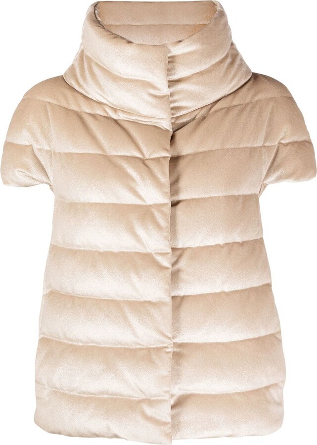 Herno Emilia padded cape jacket - ShopStyle Down & Puffer Coats