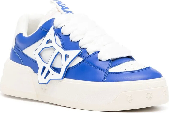 NAKED WOLFE Logo-Patch Lace-Up Sneakers - ShopStyle Trainers & Athletic ...