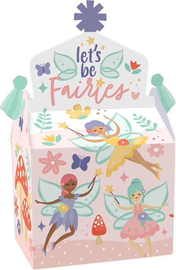 Big Dot of Happiness Let's Be Fairies - Treat Box Party Favors - Fairy ...