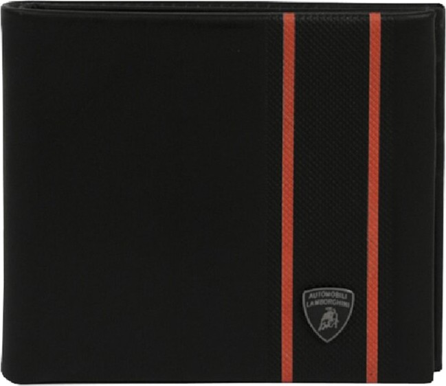 Lamborghini Logo-Plaque Folded Leather Wallet - ShopStyle