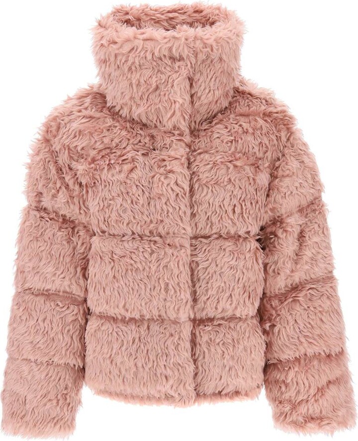 Acne Studios eco-fur puffer jacket - ShopStyle