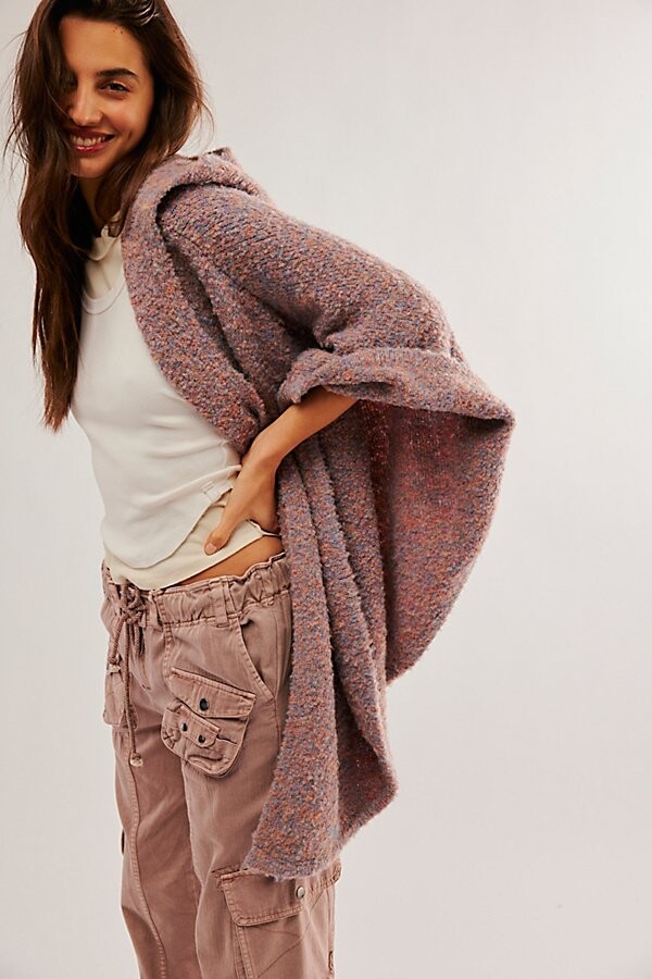 Free People Sierra Hooded Poncho - ShopStyle Jackets