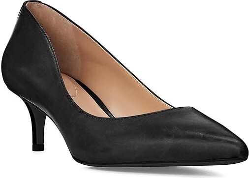 Lauren Ralph Lauren Adrienne Leather Pump (Black) High Heels - ShopStyle