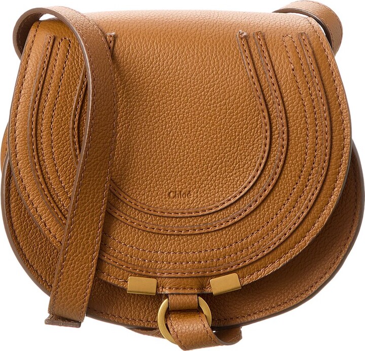 Chloé Marcie Small Leather Saddle Bag - ShopStyle