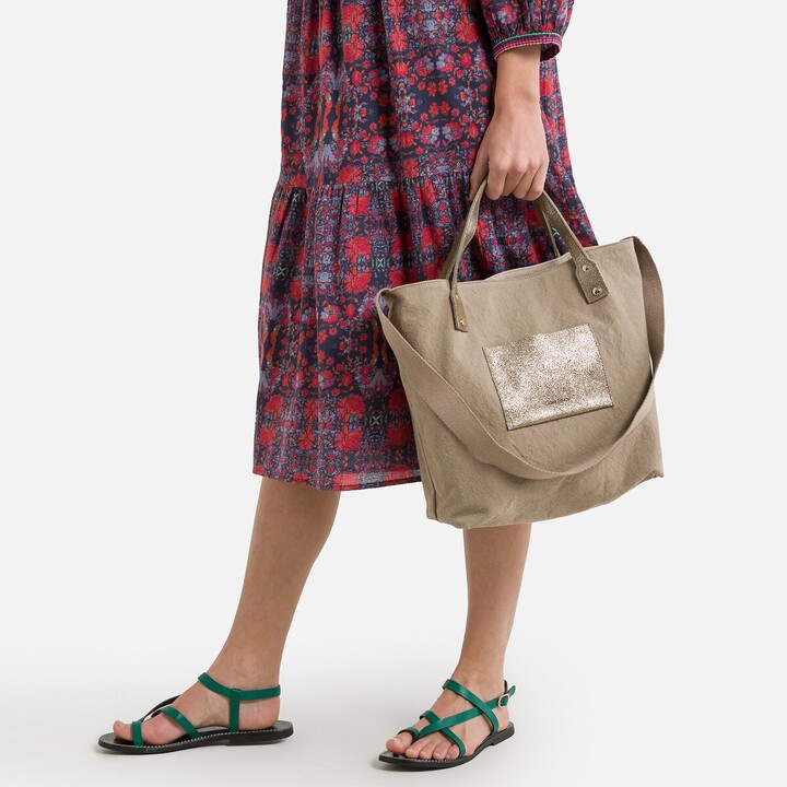 Craie Studio Ruban Toile Reversible Tote Bag In Leather - ShopStyle