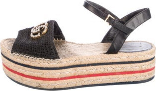 Gucci Wedge Espadrilles - ShopStyle