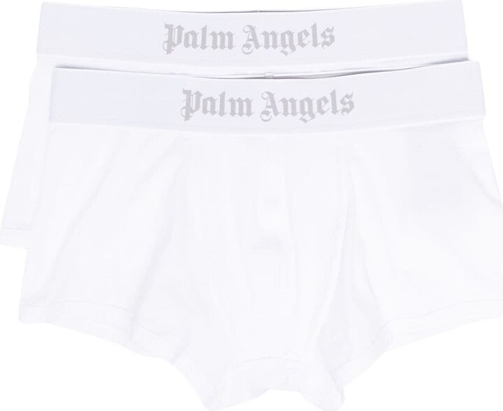 Palm Angels Two-Pack Logo-Waistband Boxers - ShopStyle