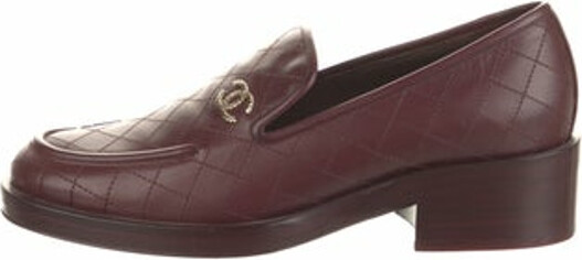 Chanel 2021 Interlocking CC Logo Loafers - ShopStyle