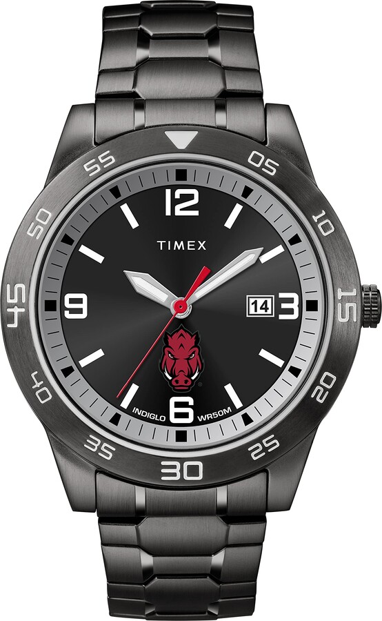Timex Tribute Timex Men's Collegiate Acclaim 42mm Watch – Arkansas ...