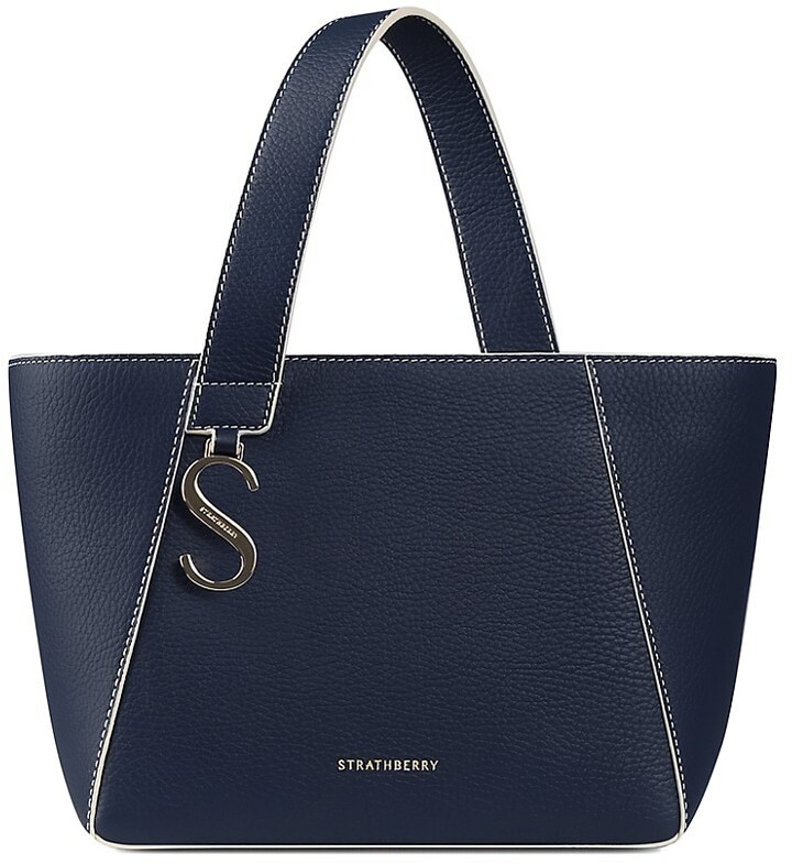 Strathberry Mini S Cabas Leather Tote - ShopStyle