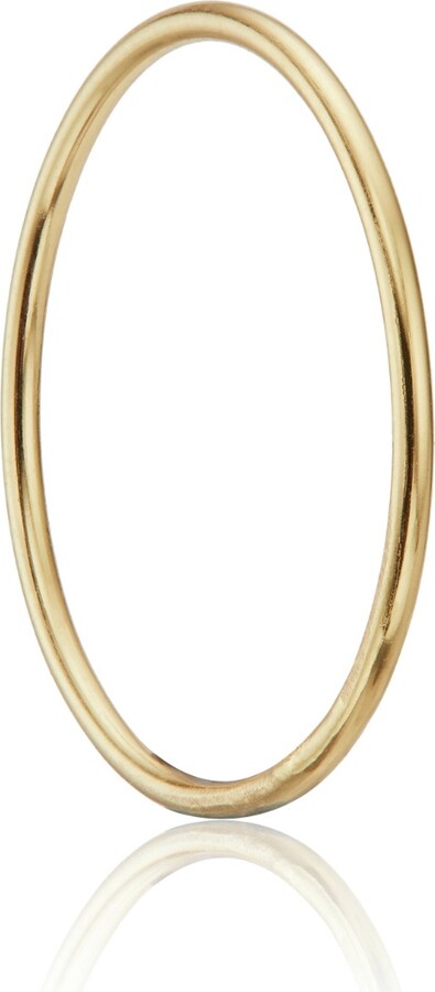 Lily & Roo - Gold Thin Plain Stacking Ring - ShopStyle