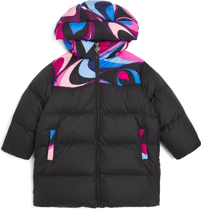 Pucci Junior Longline Puffer Jacket (4-10 Years) - ShopStyle Girls ...